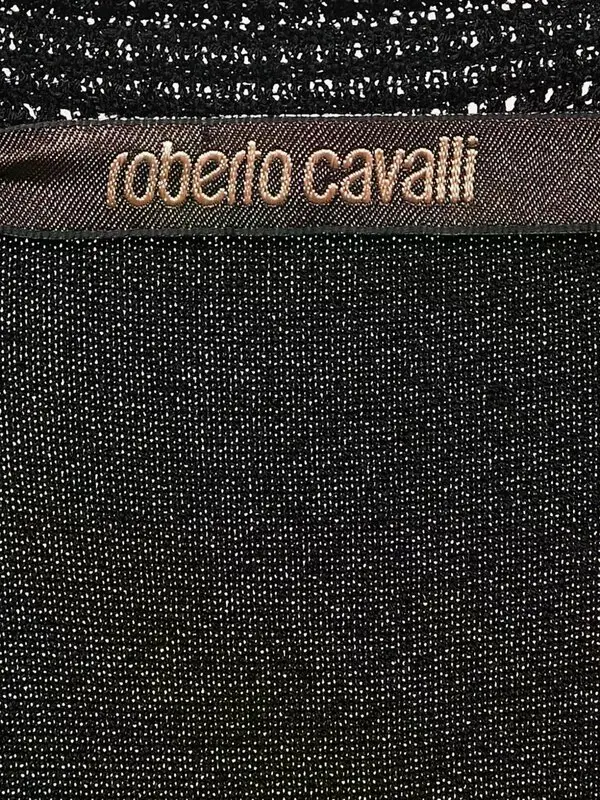 Roberto Cavalli Vintage Beaded Halter-neck Midi Dress
