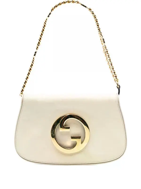 Gucci Blondie Chain Satchel - White