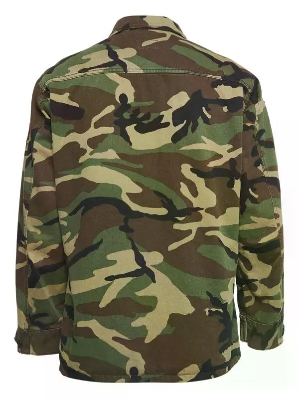 Saint Laurent Camouflage Patch-detail Jacket
