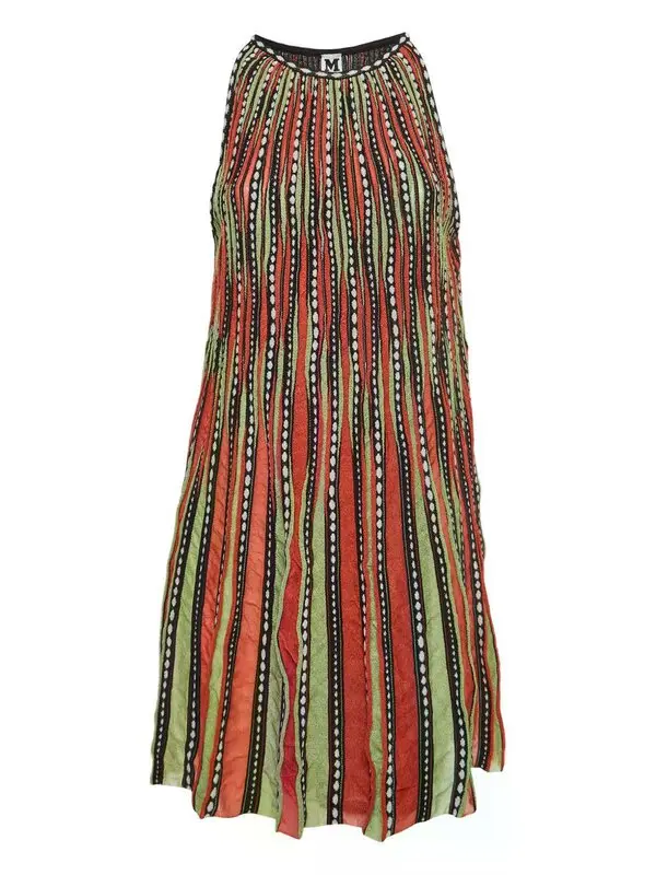 Missoni Striped Mini Dress - Red