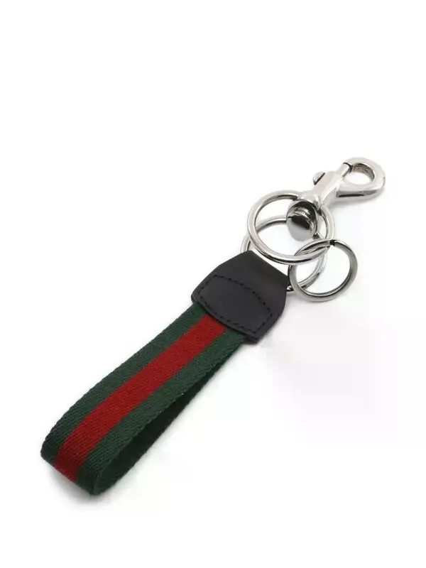 Gucci 2020s Web-detail Keyring