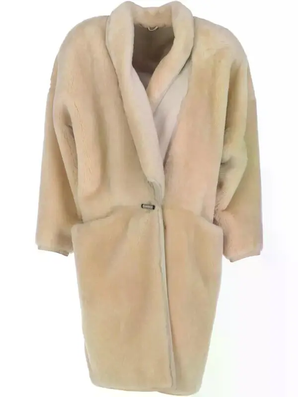 Versace 1980s Shearling Coat