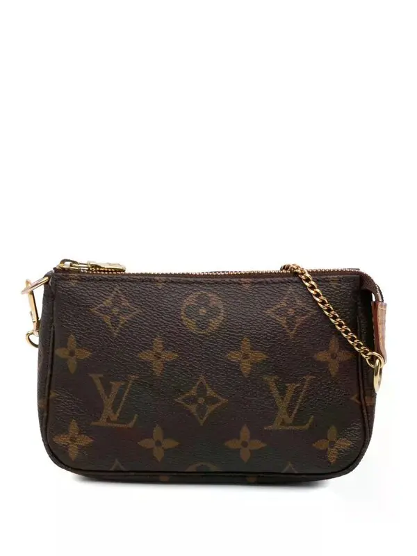 LOUIS VUITTON 2003 Monogram Mini Pochette Accessoires Handbag