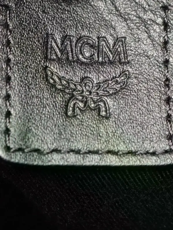 Mcm 2010s Roll-top Logo-pattern Shoulder Bag