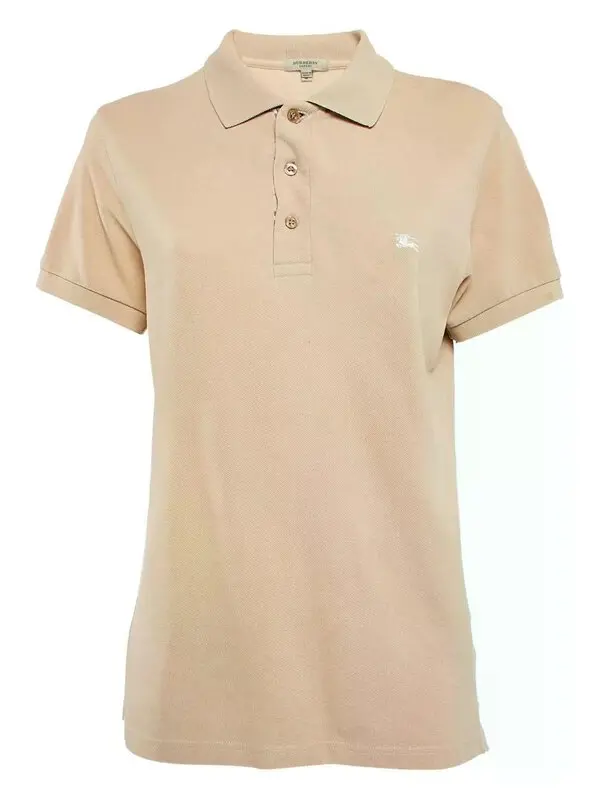 Burberry Logo-embroidered Polo Shirt - Neutrals