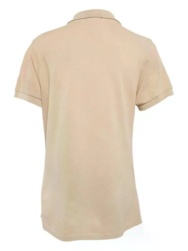 Burberry Logo-embroidered Polo Shirt - Neutrals