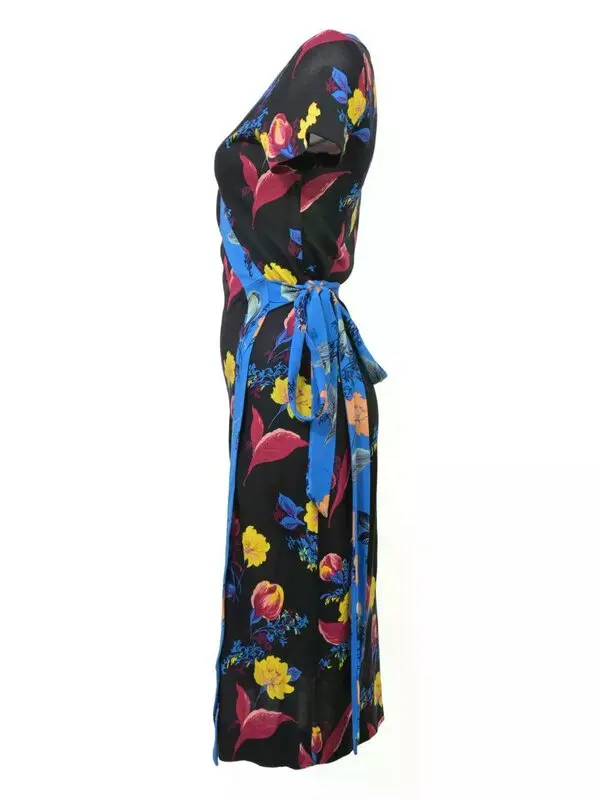 Diane Von Furstenberg Floral-print Wrap Dress