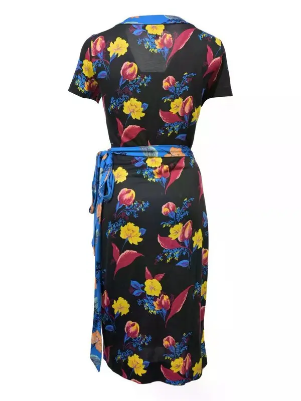 Diane Von Furstenberg Floral-print Wrap Dress