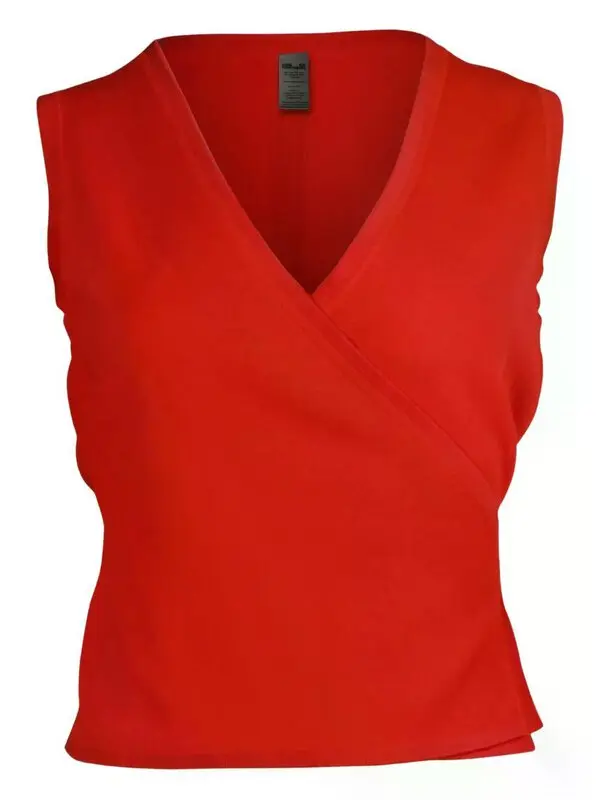 Diane Von Furstenberg Sleeveless Wrap Top
