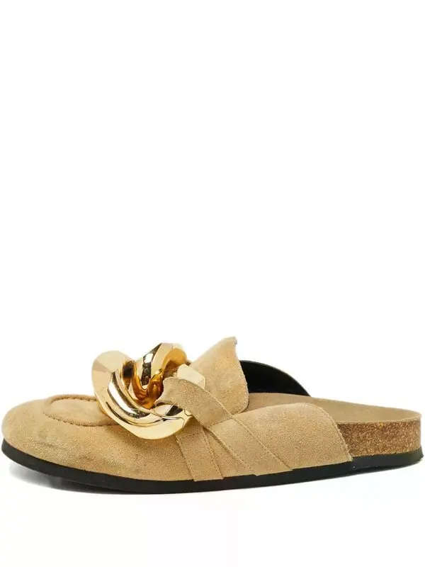 JW Anderson Chain-link Suede Sandals