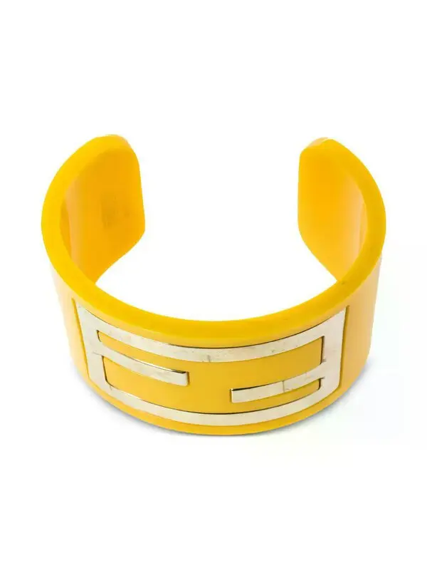 Fendi Ff Open Cuff Bracelet