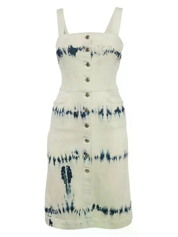 Stella McCartney Tie-dye Button-front Dress