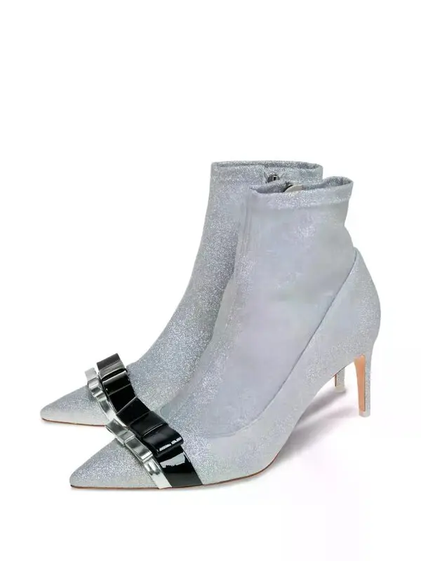 SOPHIA WEBSTER 75mm Andie Glittered Ankle Boots