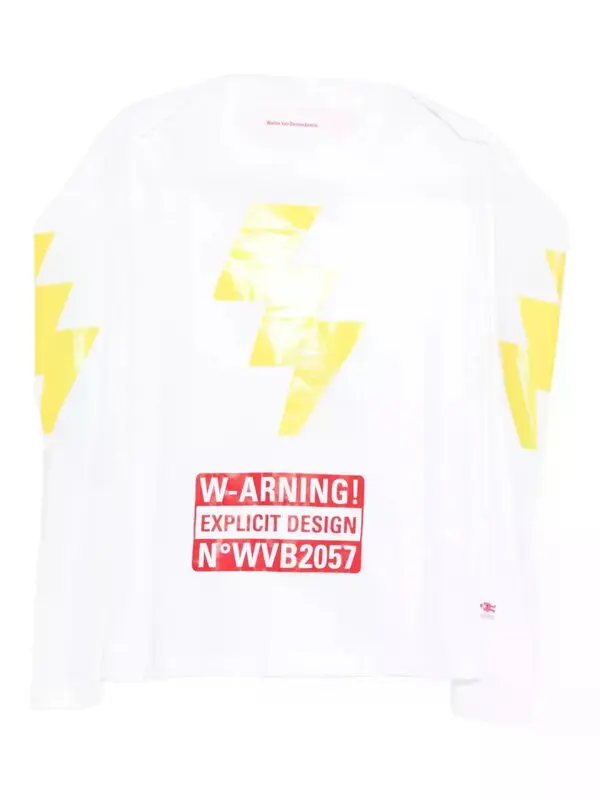 WALTER VAN BEIRENDONCK 2009 'explicit' Hoodie - White