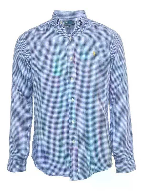 Polo Ralph Lauren Gingham Cotton Shirt - Blue