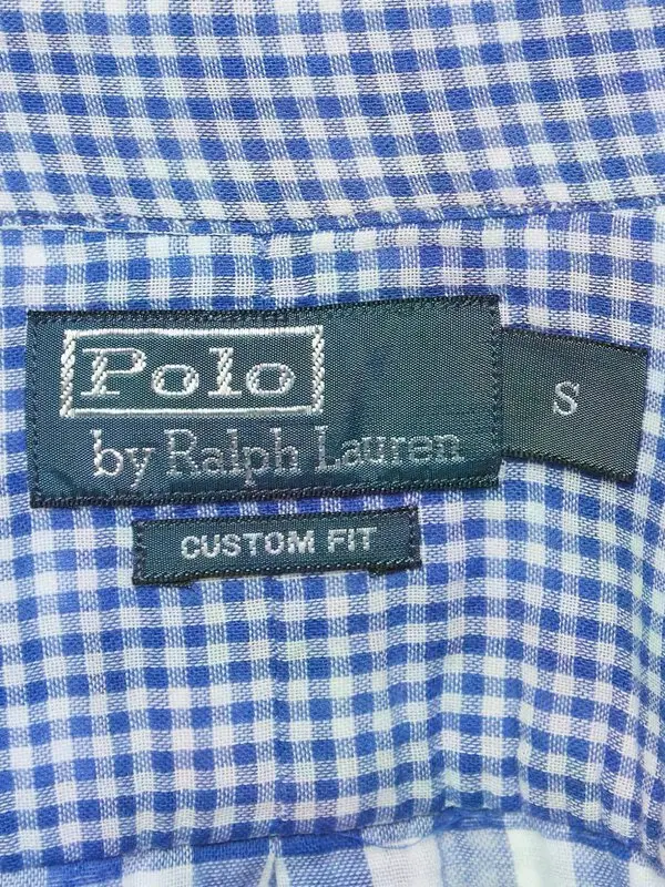 Polo Ralph Lauren Gingham Cotton Shirt - Blue