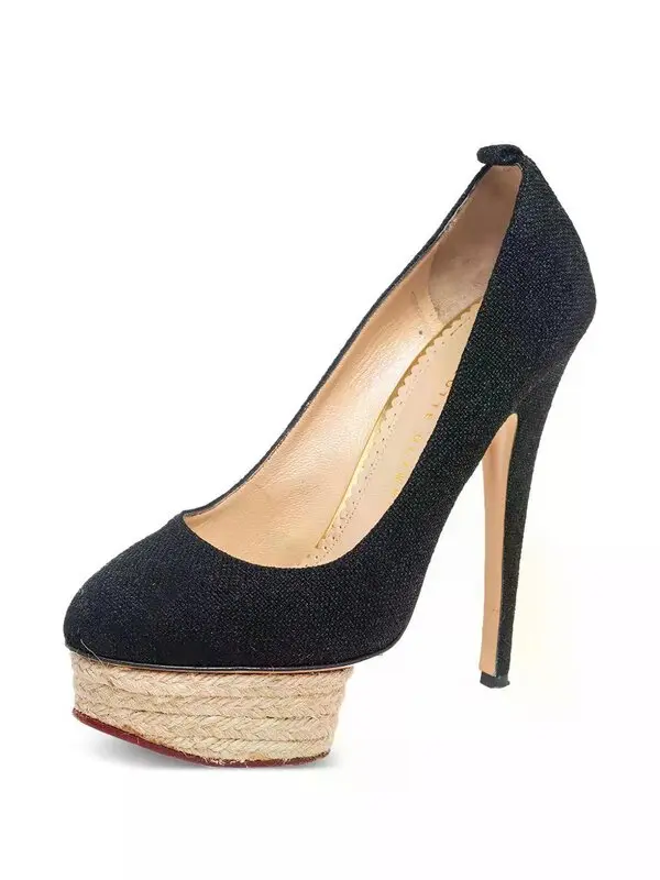 CHARLOTTE OLYMPIA 140mm Dolores Platform Pumps