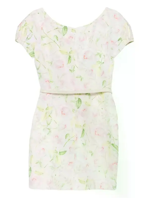 Dior 2000s Belted Silk Midi Dress