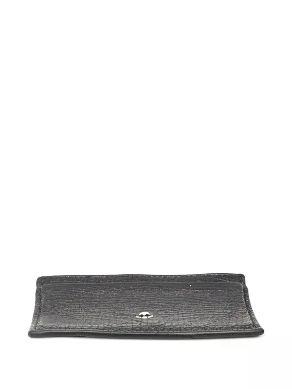 Montblanc Leather Embossed Cardholder - Black