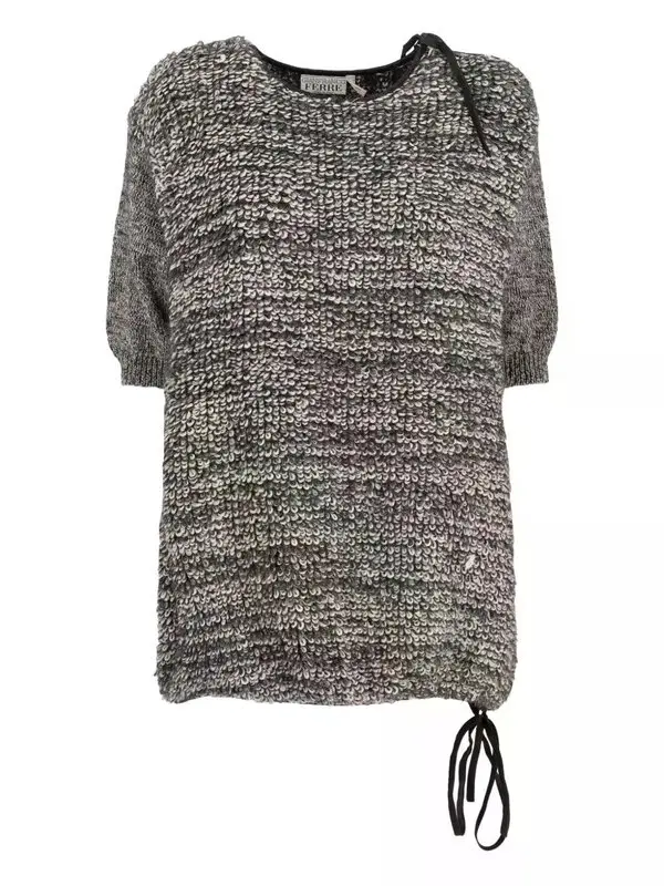 Gianfranco Ferre Short-sleeve Wool Top