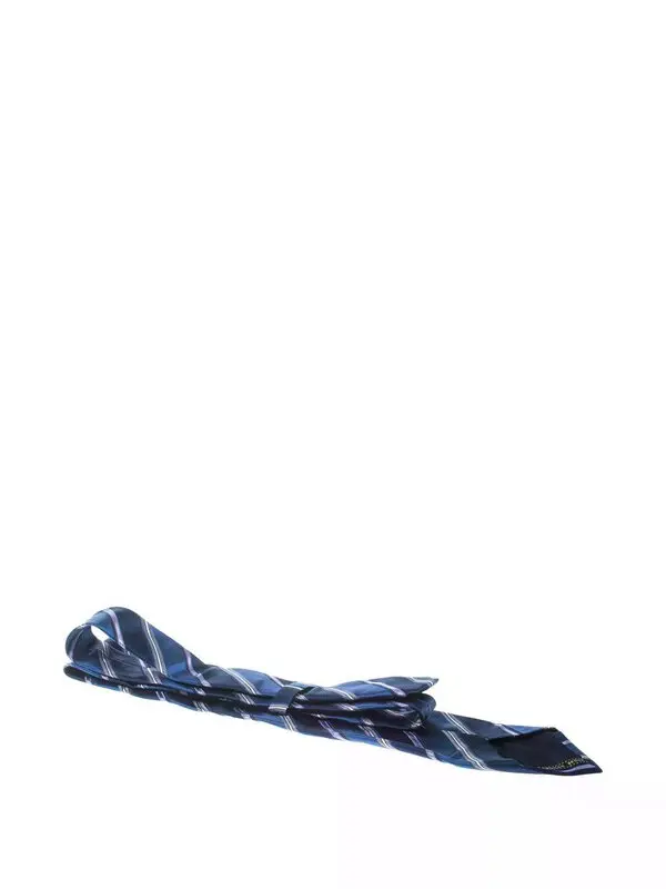 Ermenegildo Zegna Striped Silk Tie