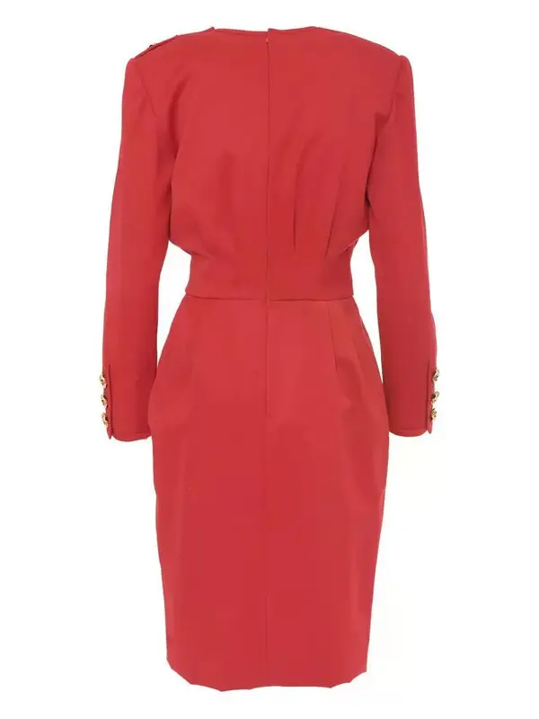 MARIO BORSATO VINTAGE Wool Midi Dress