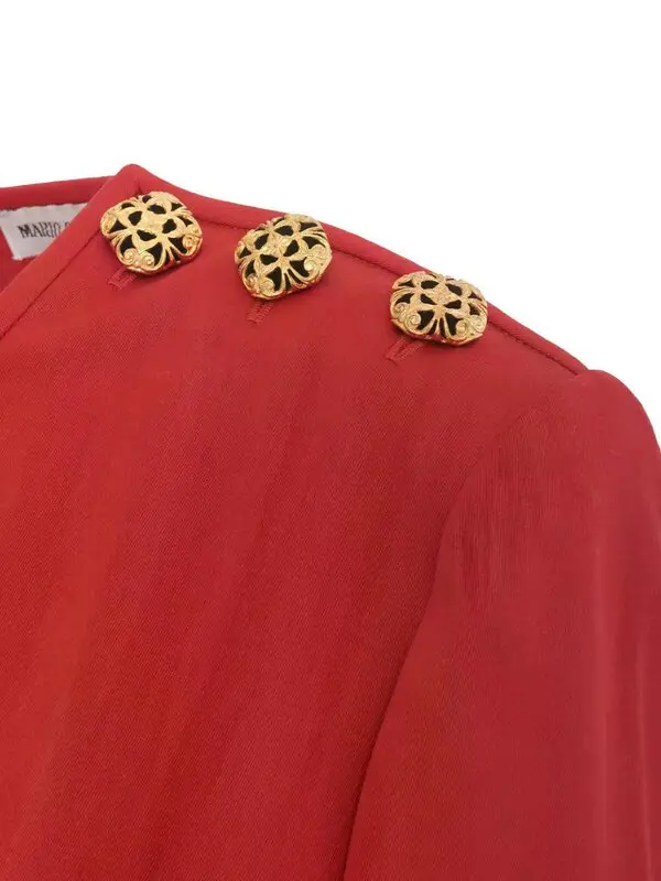 MARIO BORSATO VINTAGE Wool Midi Dress