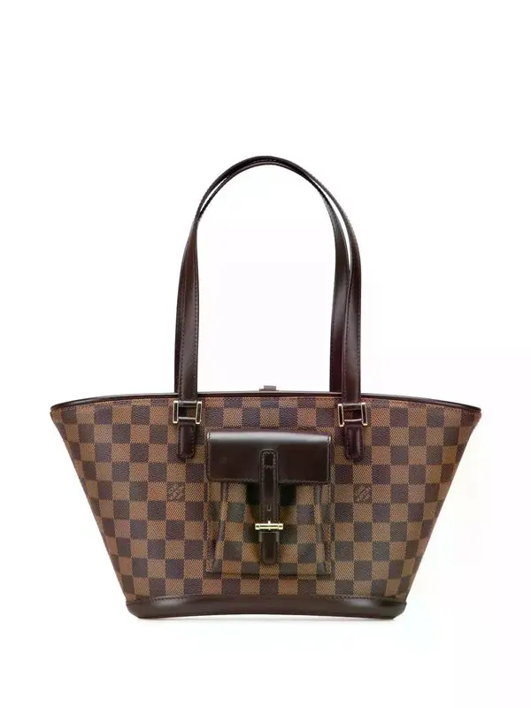 LOUIS VUITTON Damier Ebene Manosque Pm Shoulder Bag