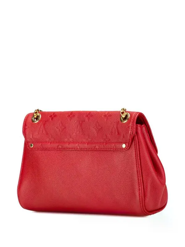 LOUIS VUITTON Monogram Empreinte Saint Germain Pm Shoulder Bag - Red