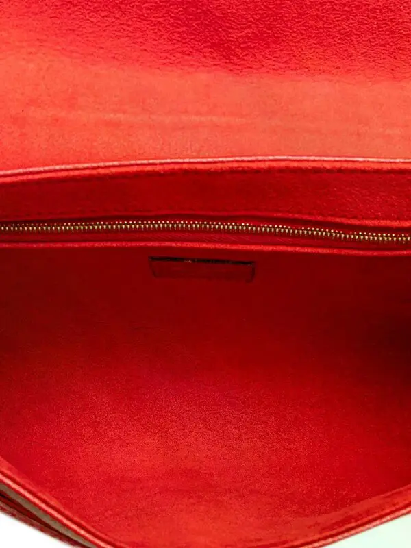 LOUIS VUITTON Monogram Empreinte Saint Germain Pm Shoulder Bag - Red