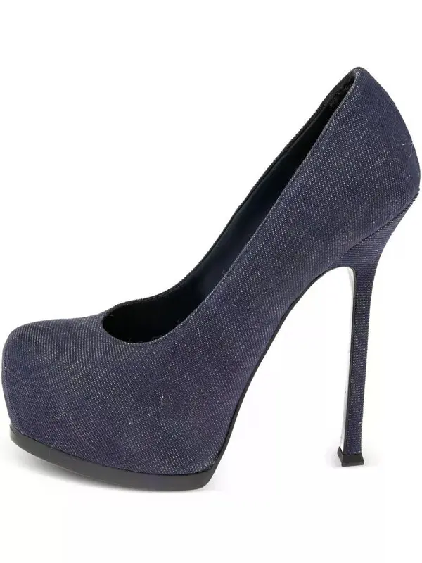 Saint Laurent 140mm Denim Pumps