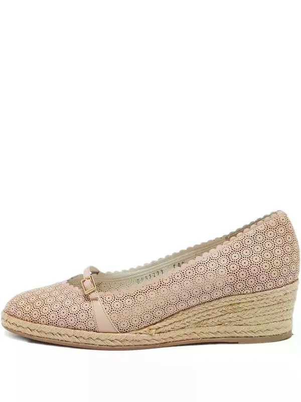 FERRAGAMO 50mm Perforated Espadrilles