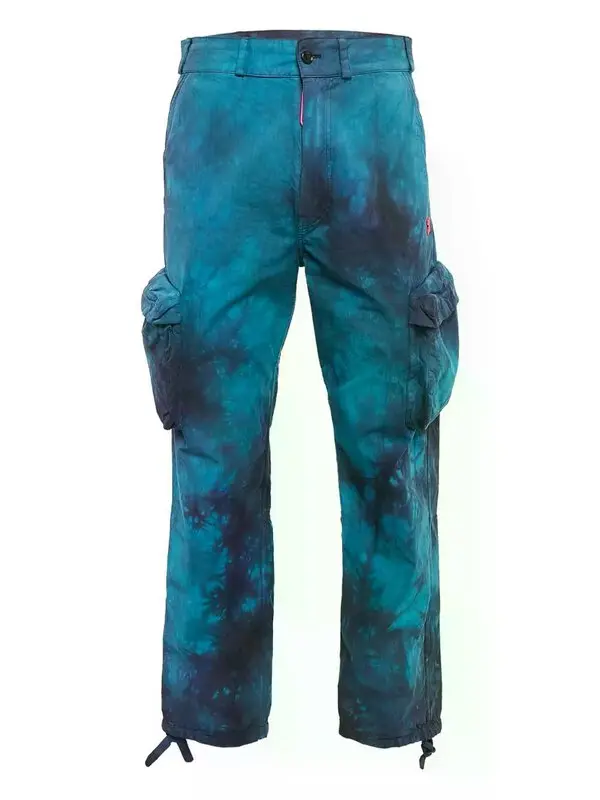 Off-White Tie-dye Cargo Trousers