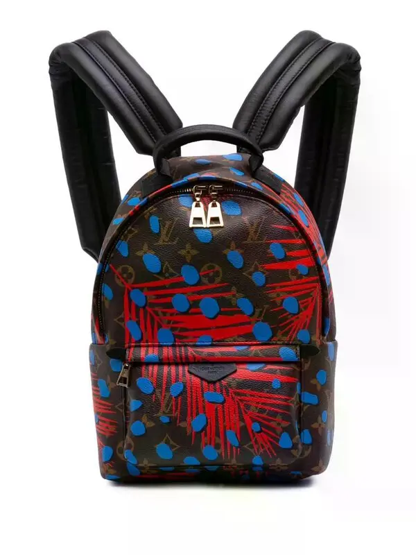 LOUIS VUITTON 2016 Monogram Jungle Dots Palm Springs Pm Backpack