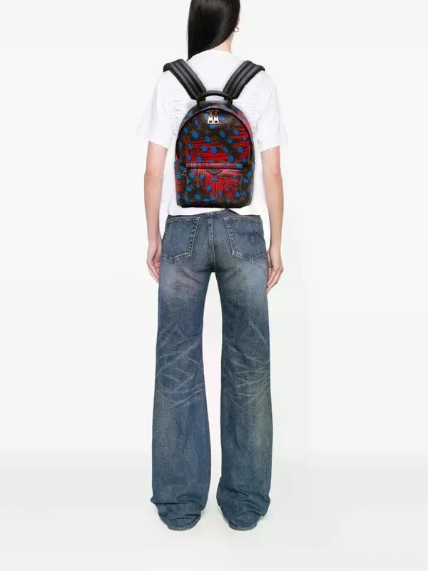 LOUIS VUITTON 2016 Monogram Jungle Dots Palm Springs Pm Backpack