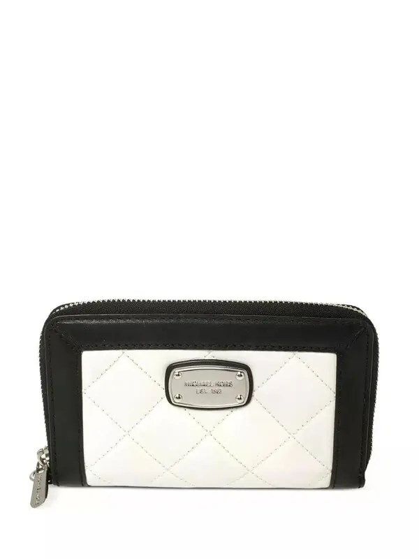 Michael Kors Pre-owned Leather Quilted Wallet - White