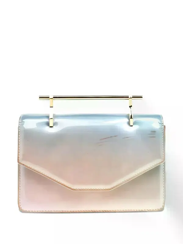 M2malletier Ombré-effect Patent-leather Top Handle Handbag
