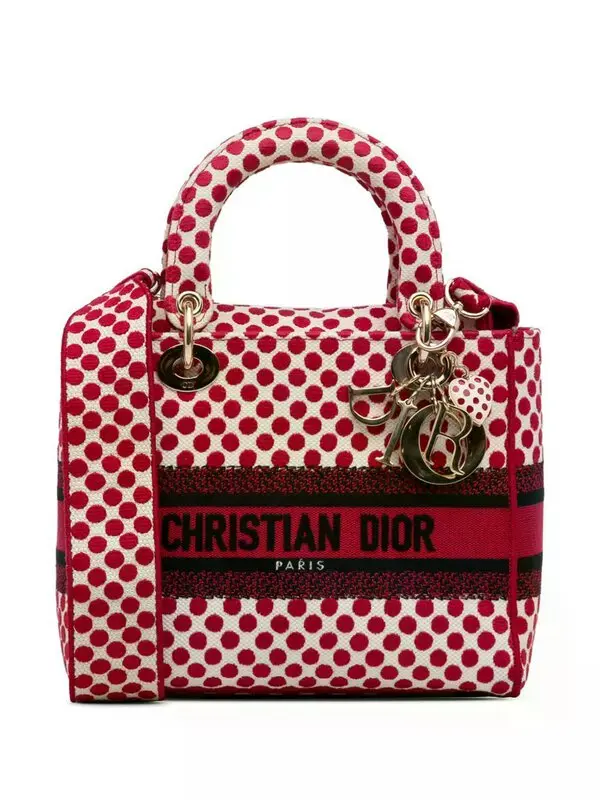 Dior Lady D-lite Handbag - Red