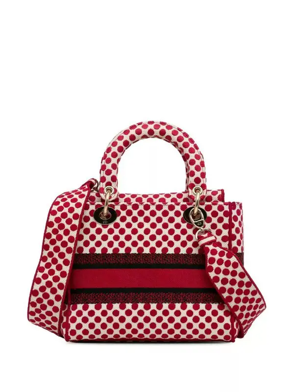 Dior Lady D-lite Handbag - Red