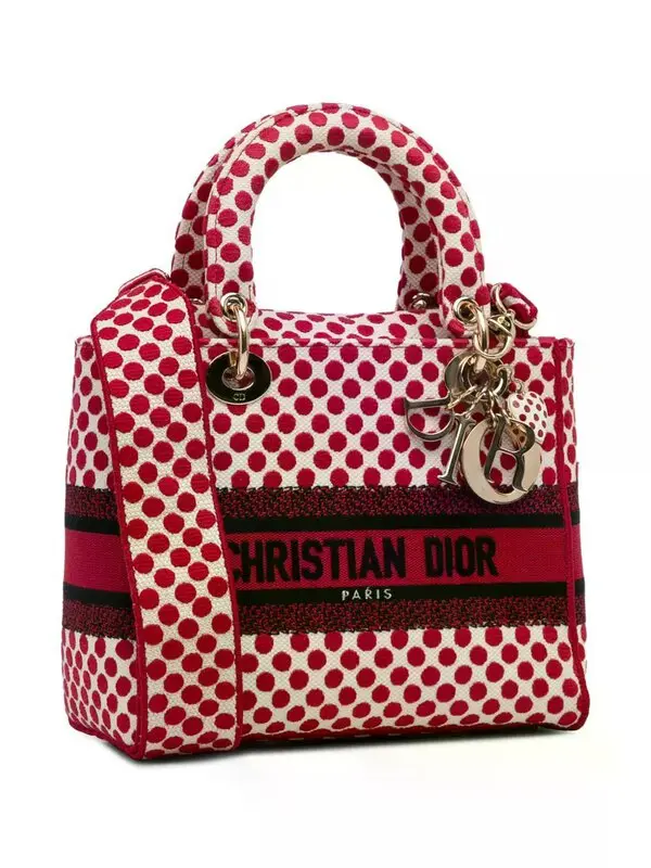 Dior Lady D-lite Handbag - Red