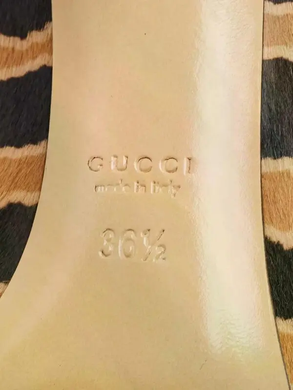 Gucci 110mm Animal-print Pumps
