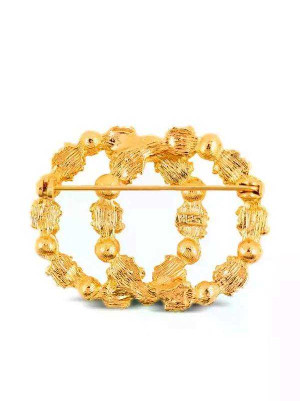 SUSAN CAPLAN 1980s Wreath Brooch
