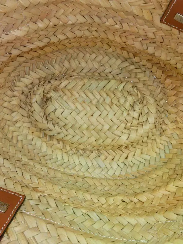 Loewe Mini Raffia Basket Tote Bag