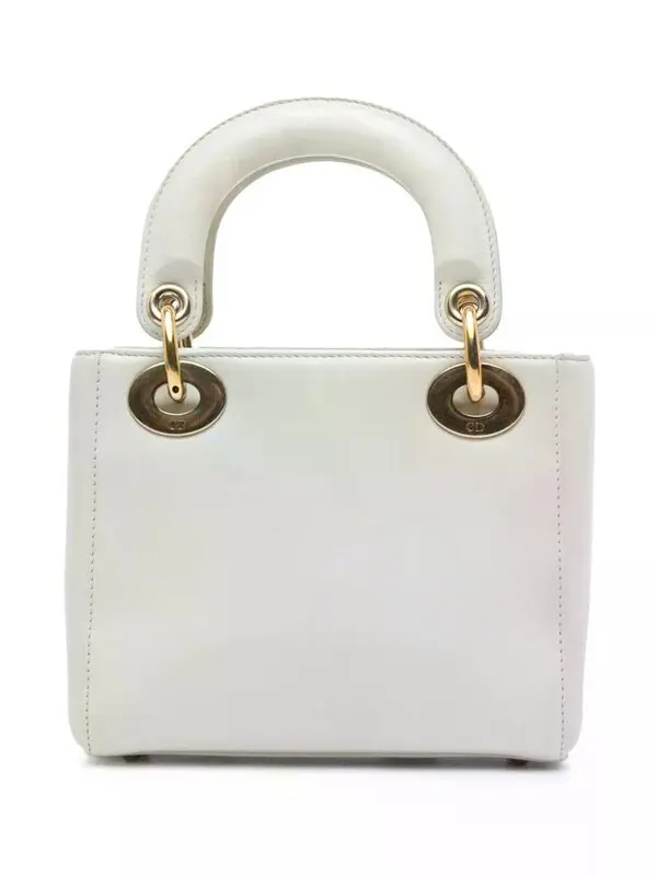 Dior 2018 Dioramour Mini Lady Satchel - White