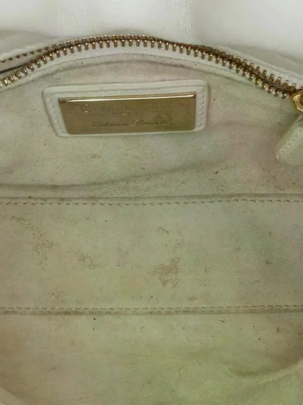 Dior 2018 Dioramour Mini Lady Satchel - White