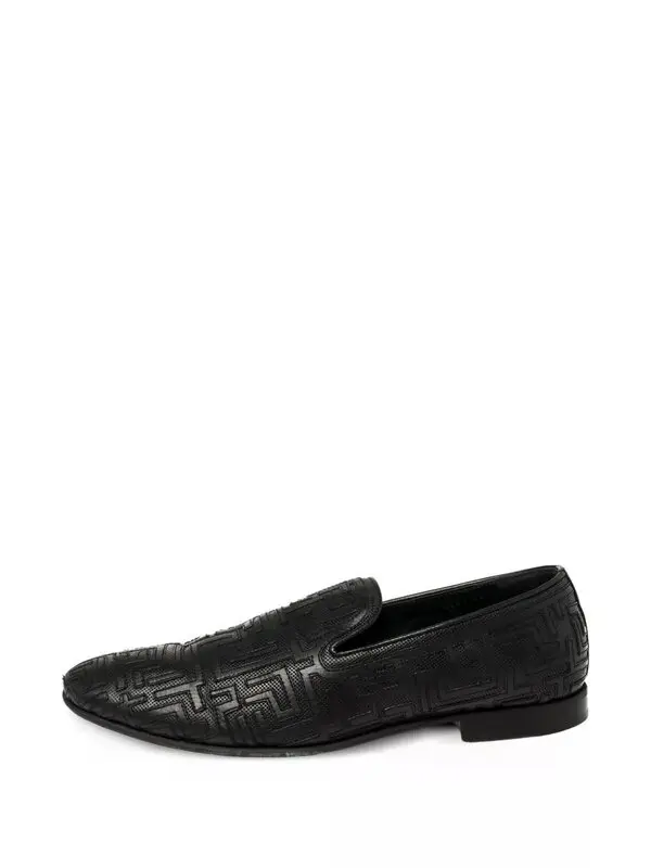 Versace Leather Loafers
