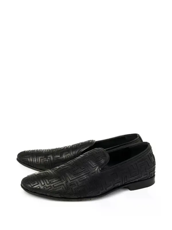 Versace Leather Loafers