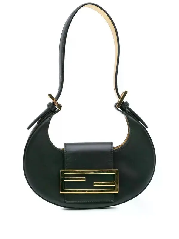 Fendi Mini Leather Cookie Hobo Handbag
