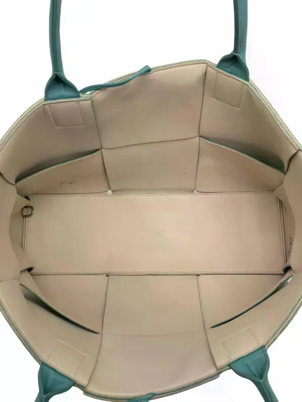 Bottega Veneta Medium Nappa Maxi Intrecciato Arco Tote Bag - Blue