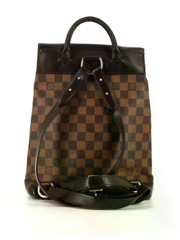 LOUIS VUITTON Damier Ebene Soho Backpack